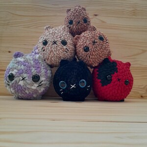 Crochet Loaf Cat, Fat Cat Plushie, Loaf Cat Plushies, Amigurimi Chibi ...