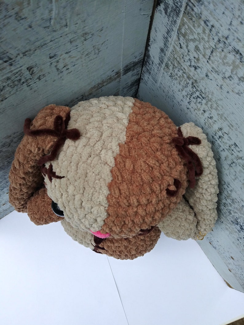 Crochet Goth Zombie Bunny, Amigurimi Bunny Plush, Crochet Stuffed ...