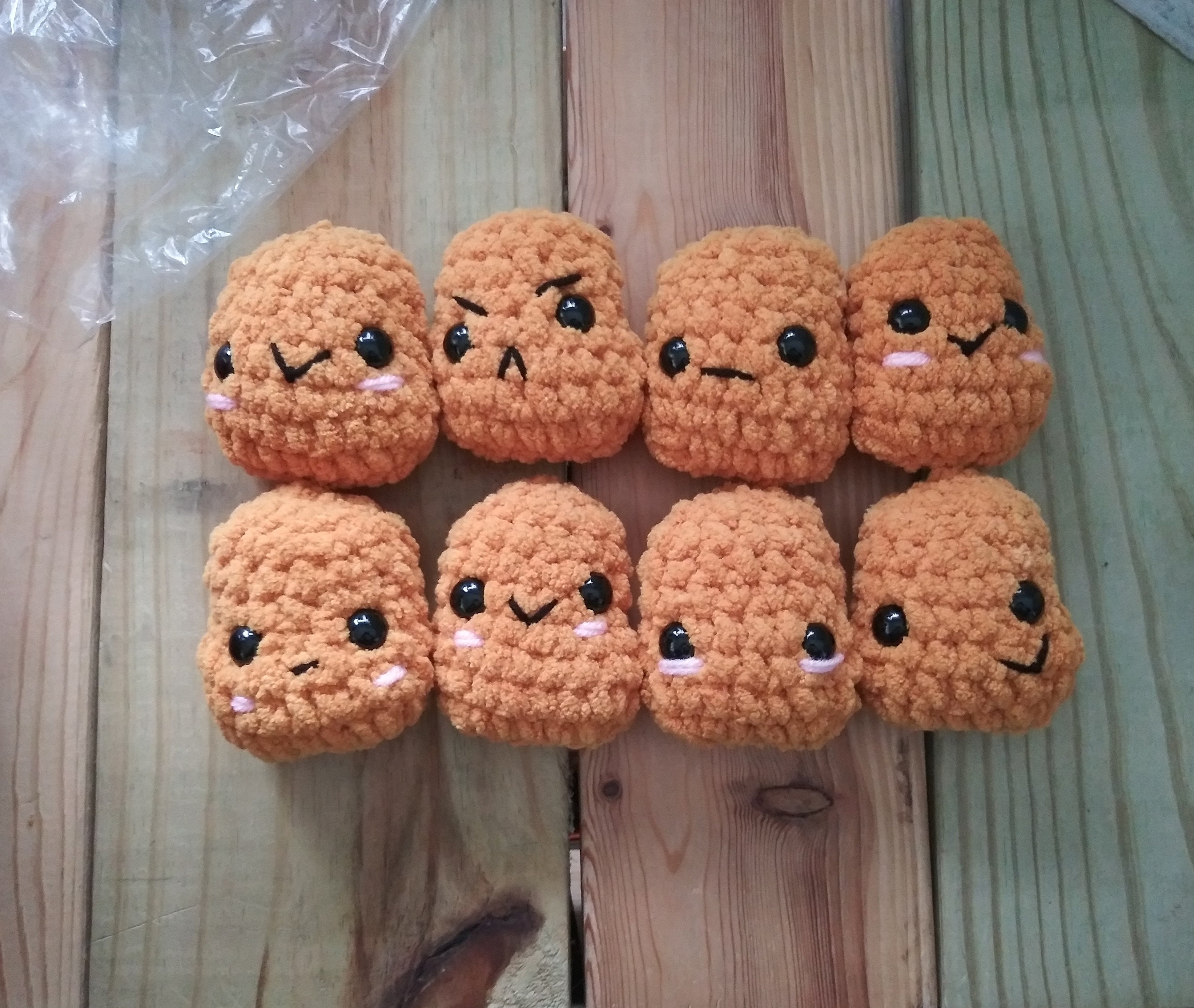 Crochet Chicken Nuggets Adorable Crochet Foods Crochet - Etsy