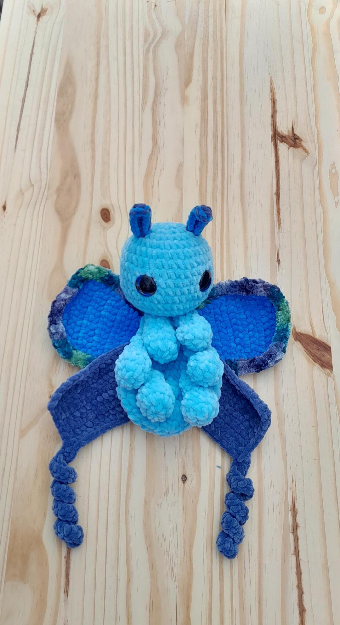 Moth Plushie, Crochet Insect, Crochet Bug, Kawaii Butterfly, Moth Decor ...