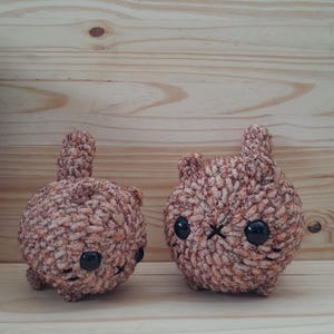 Crochet Loaf Cat, Fat Cat Plushie, Loaf Cat Plushies, Amigurimi Chibi ...