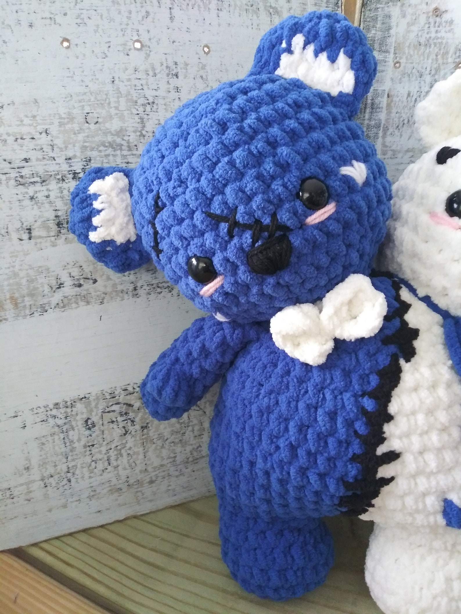 Two Headed Plushie Two Headed Crochet Bear Crochet Zombie - Etsy