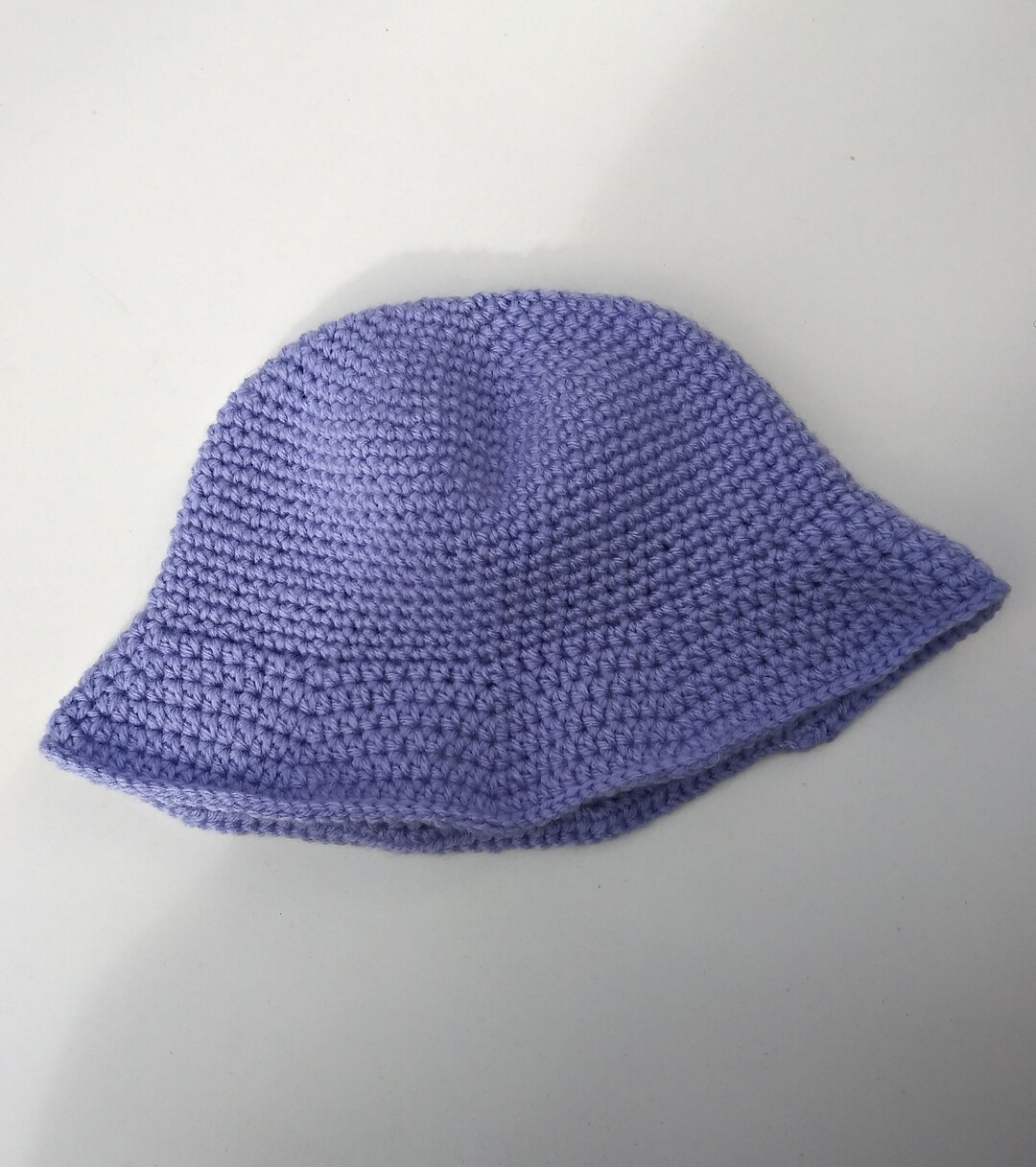 Lavender Hat Crochet Bucket Hat Simple Handmade Hat Purple - Etsy