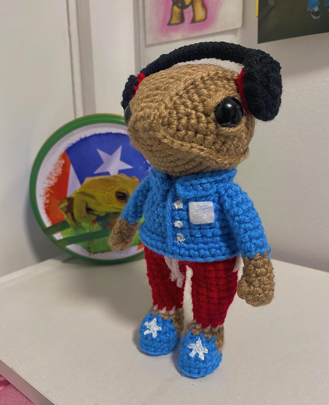 Crochet Sapo Concho | Dtmf Sapo Concho | - Etsy