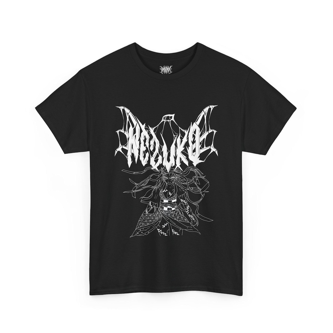 Demon Nezuko Deathcore T-shirt - Alternative Anime Streetwear, Dark ...