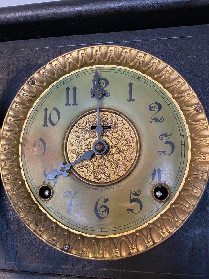 E. Ingraham Co. Antique Clock | Etsy