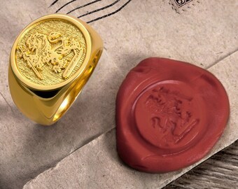 Wax Seal Ring - Etsy