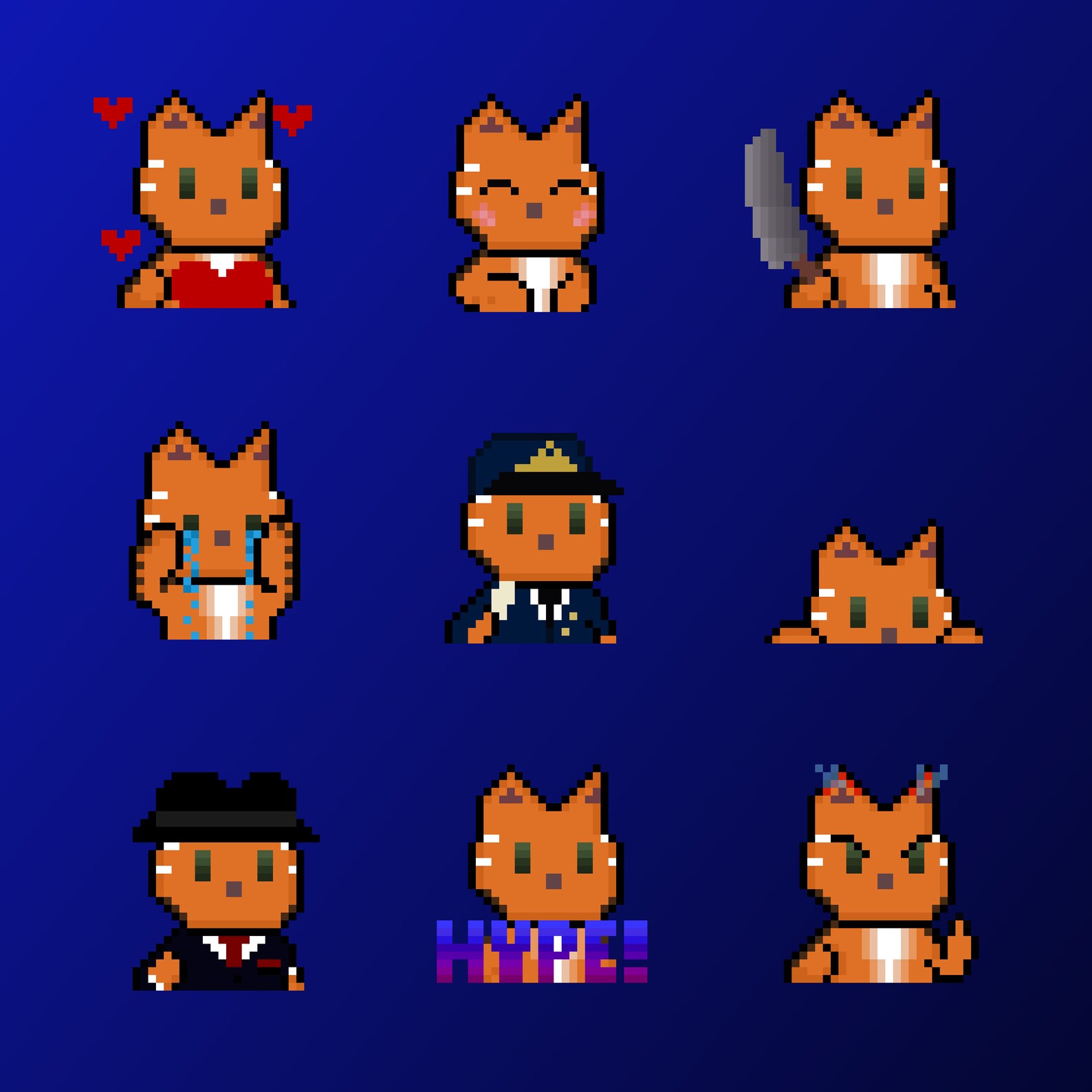 5 Custom Pixel Art Twitch Emotes | Etsy Canada 5 Custom Pixel Art Twitch Emotes | Etsy Canada