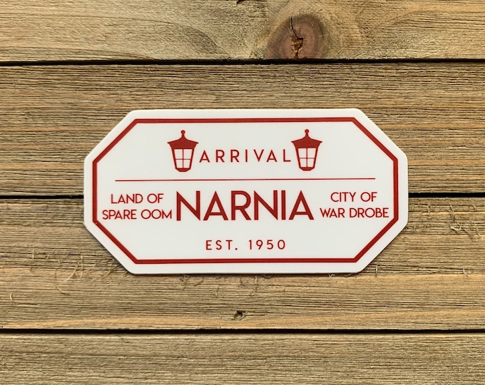 Narnia Passport Vinyl Sticker || Chronicles of Narnia Inspired - Etsy