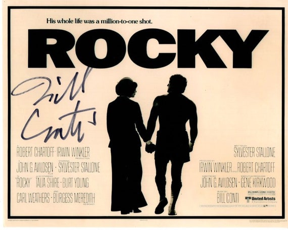 Bill Conti Signed Autographed Rocky Music Composer 8x10 Photo | Etsy