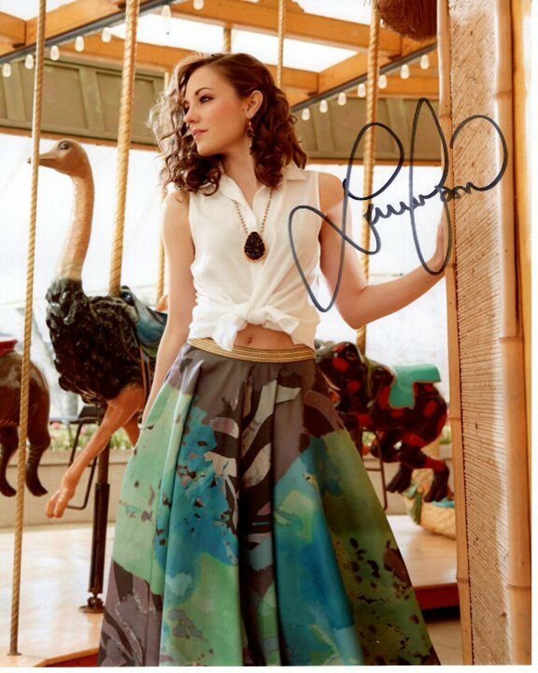 Laura Osnes Signed Autographed 8x10 Carousel Photo - Etsy