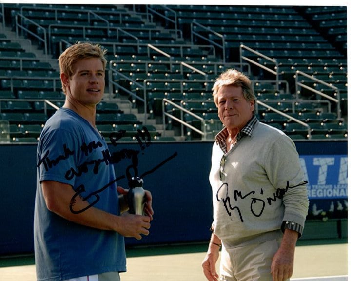 Ryan O'neal and Trevor Donovan Signed 8x10 90210 Spence & Teddy ...