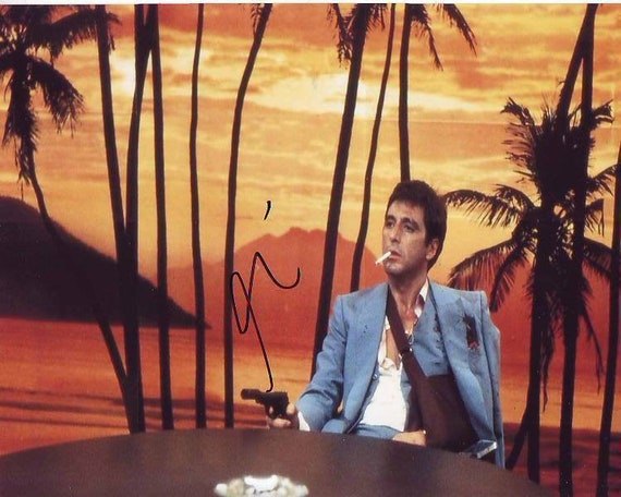 Al Pacino Signed Autographed Scarface Tony Montana 8x10 Photo | Etsy