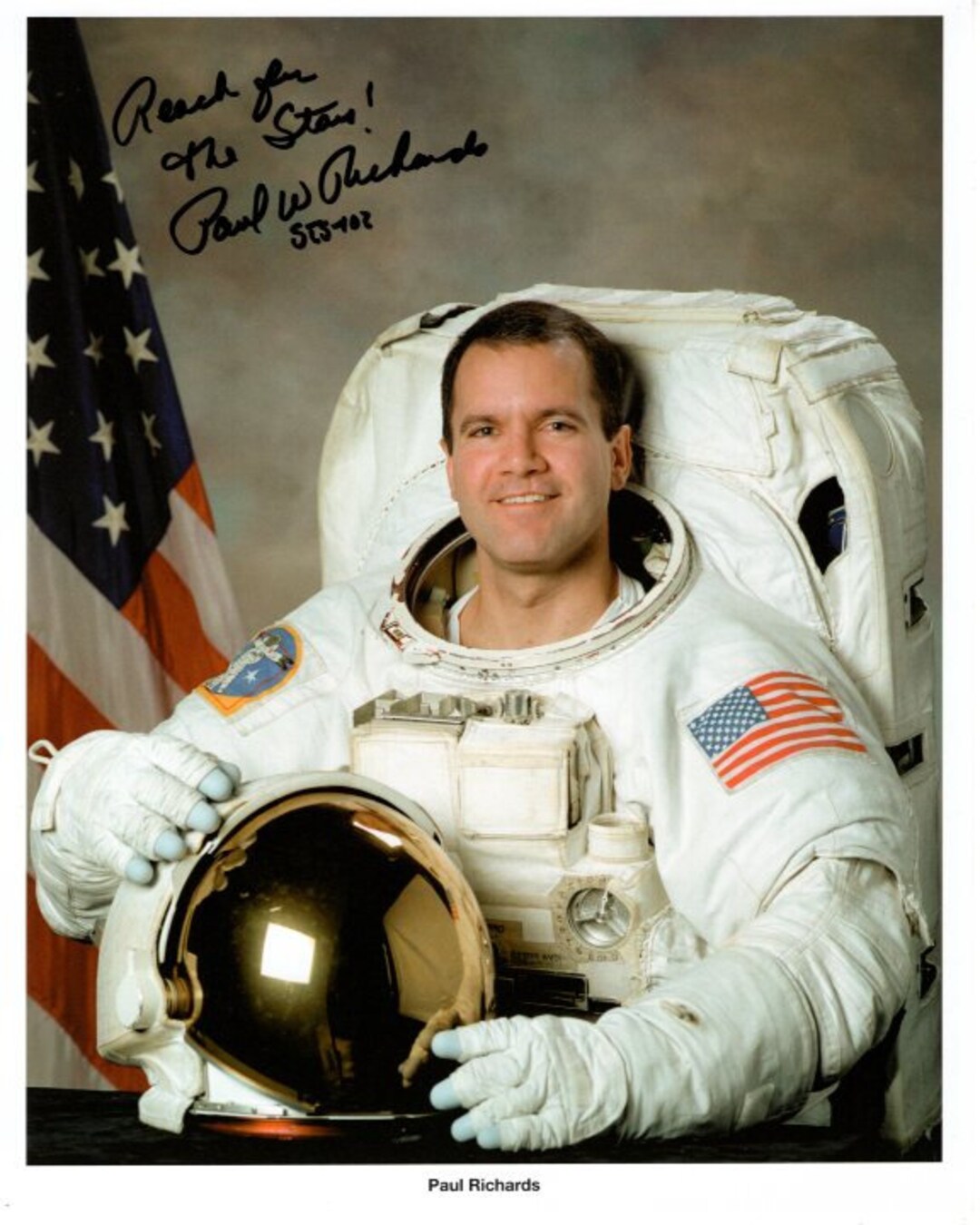 Paul Richards Signed Autographed 8x10 NASA Astronaut Litho Photo GREAT ...