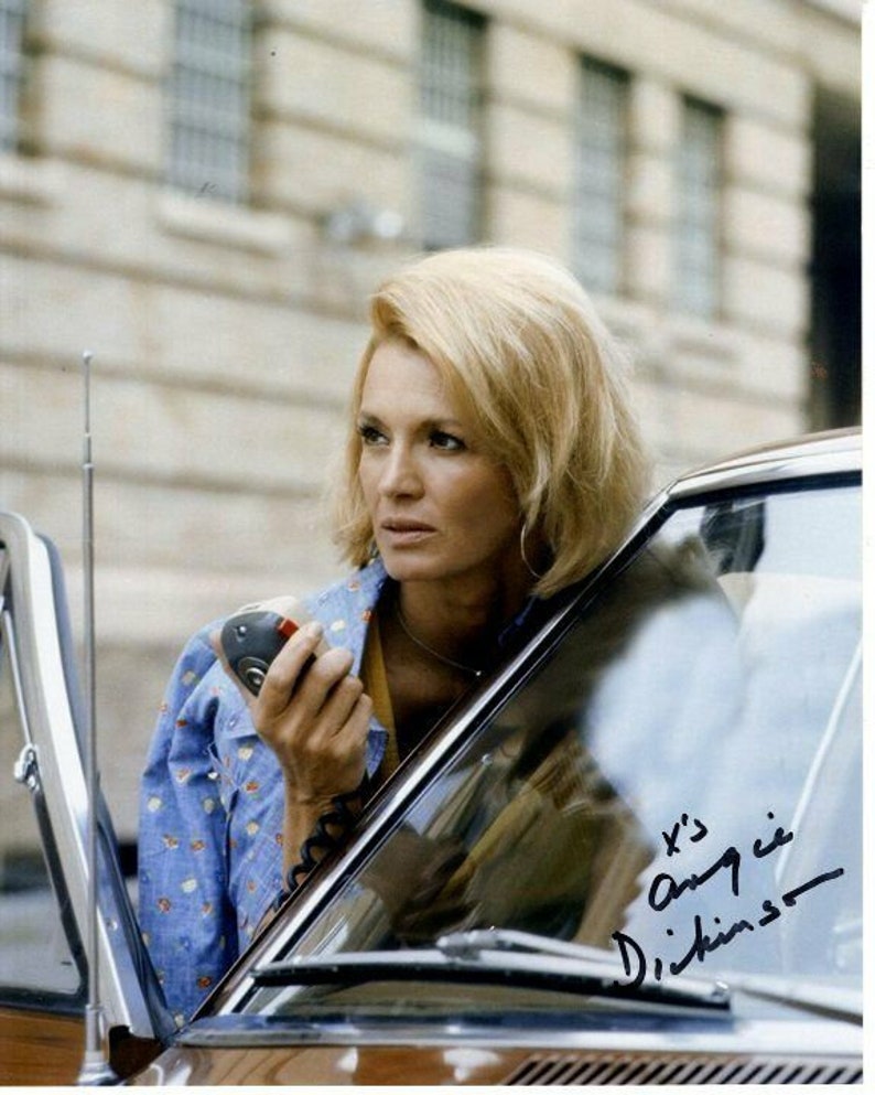 Angie Dickinson Signed Police Woman Suzanne Pepper Anderson 8x10 Photo ...