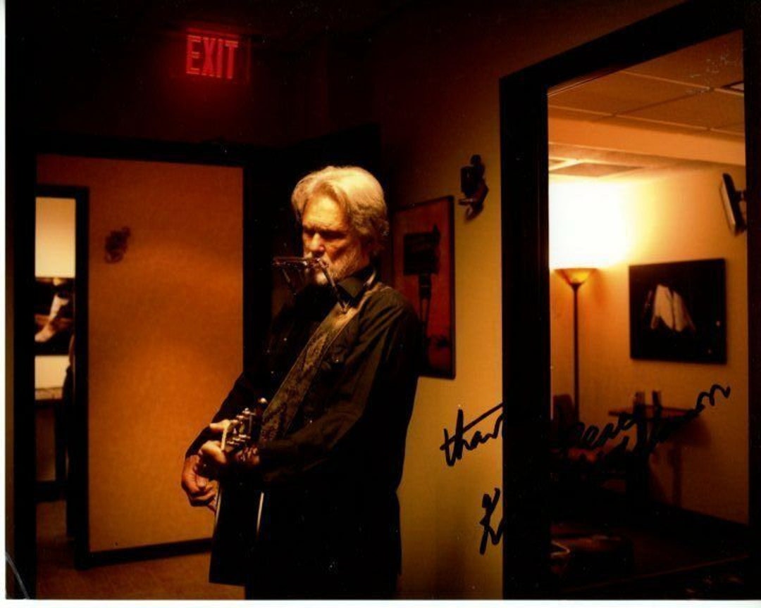 Kris Kristofferson Signed Autographed 8x10 Photo - Etsy
