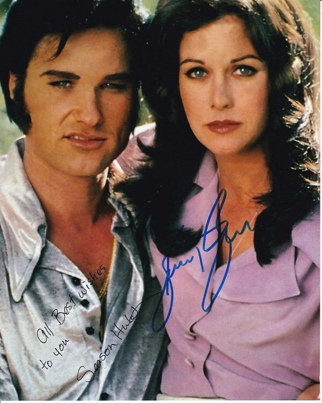 Kurt Russell and Season Hubley Signed Autographed 8x10 Elvis & - Etsy