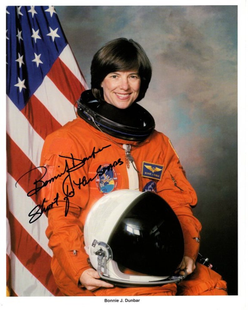 Bonnie J. Dunbar Signed Autographed 8x10 NASA Astronaut Litho Photo ...
