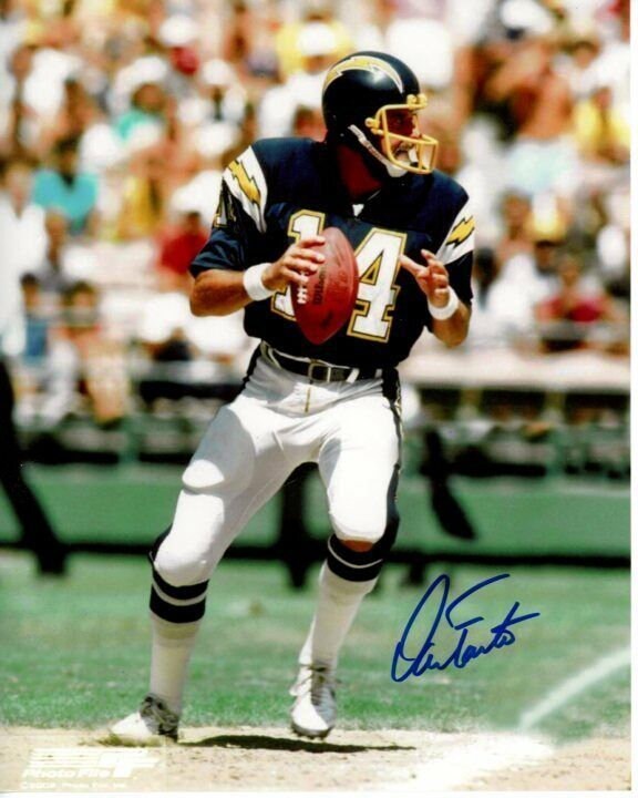 Dan Fouts Signed Autographed 8x10 Nfl San Diego Chargers Photo - Etsy
