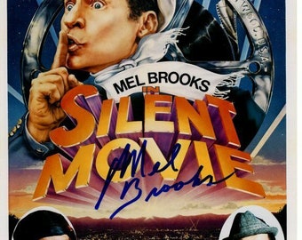 Mel Brooks Signed Autographed Silent Movie 12x18 Movie Poster - Etsy