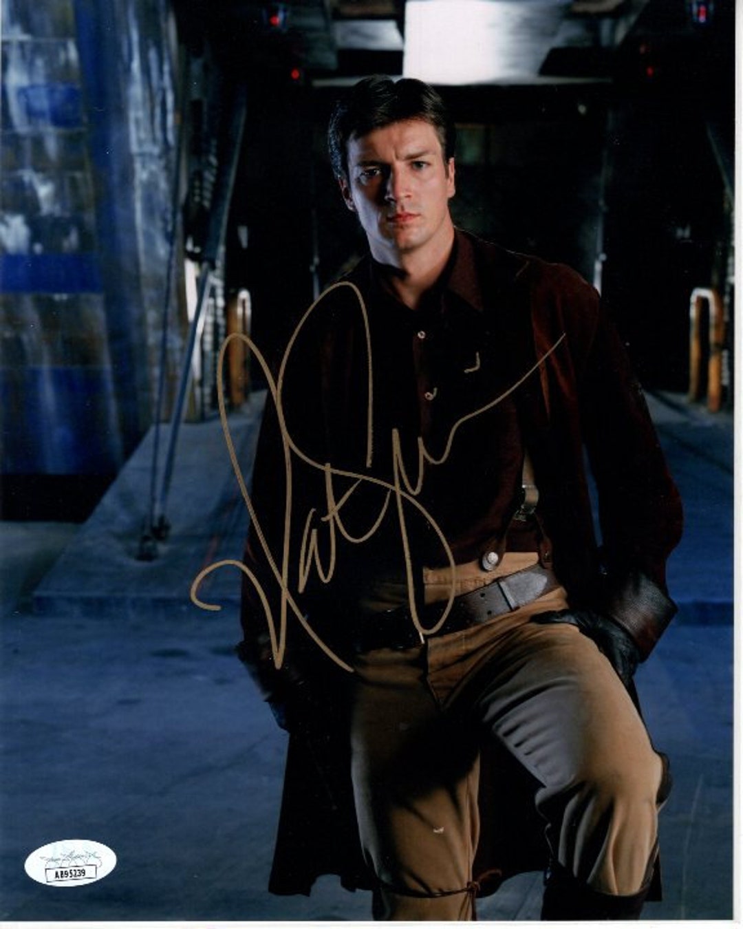Nathan Fillion Signed Autographed 8x10 Serenity Firefly Mal Reynolds ...