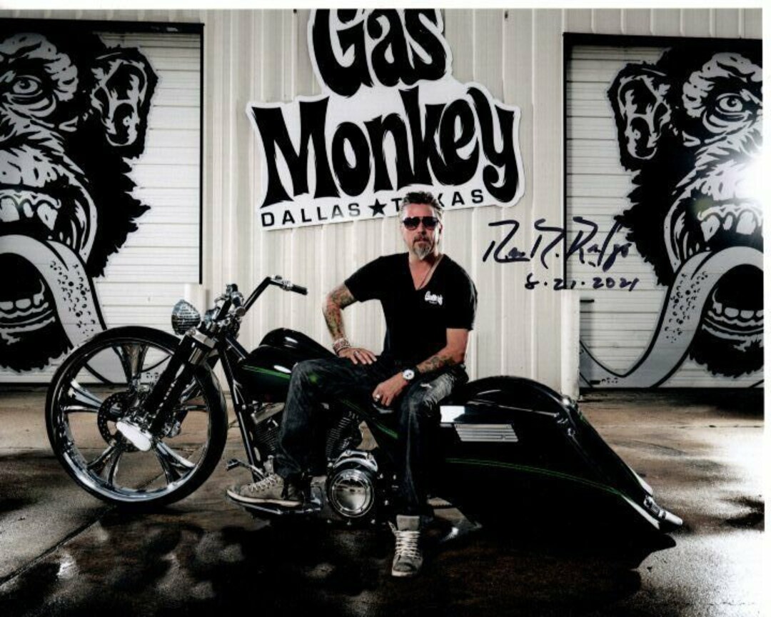 Richard Rawlings Signed Autographed 8x10 Gas Monkey Garage Photo Dated ...