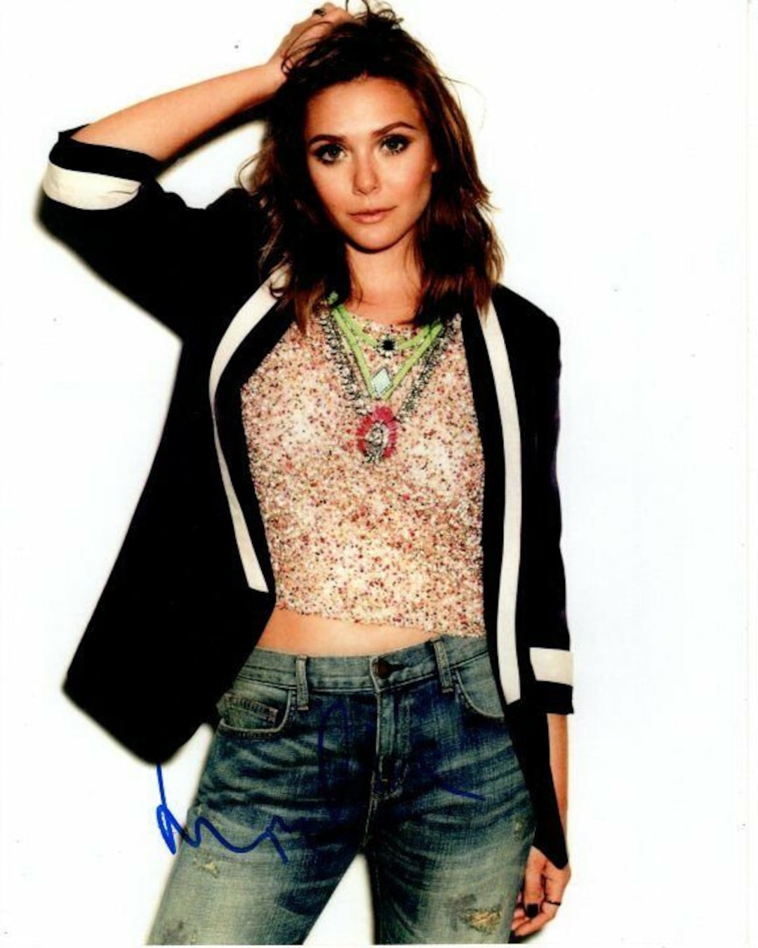 Elizabeth Olsen Signed Autographed 8x10 Photo - Etsy
