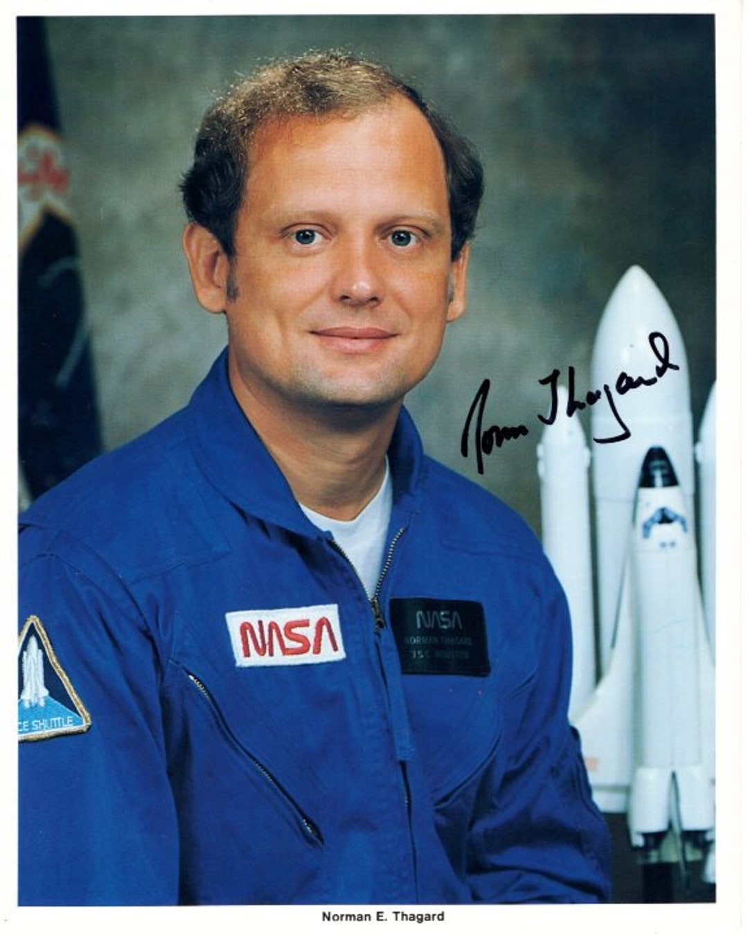 Norman E. Thagard Signed Autographed 8x10 NASA Astronaut Litho Photo - Etsy