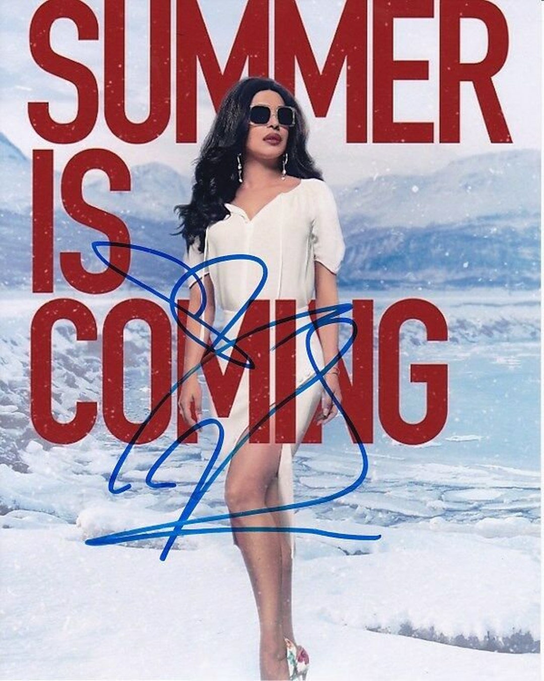 Priyanka Chopra Signed Autographed 8x10 Baywatch Victoria Leeds Photo ...
