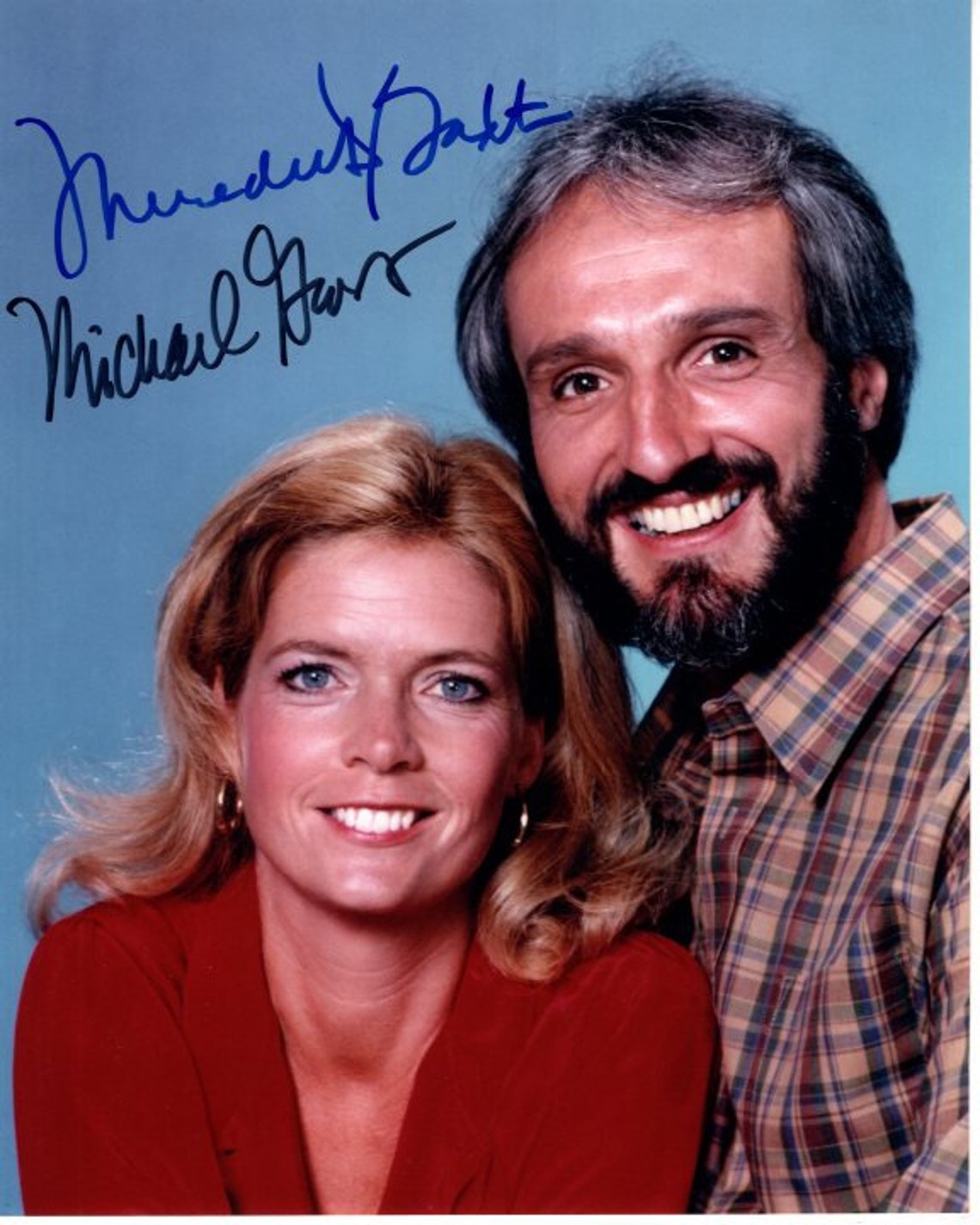 Meredith Baxter and Michael Gross Signed Autographed 8x10 Family Ties ...