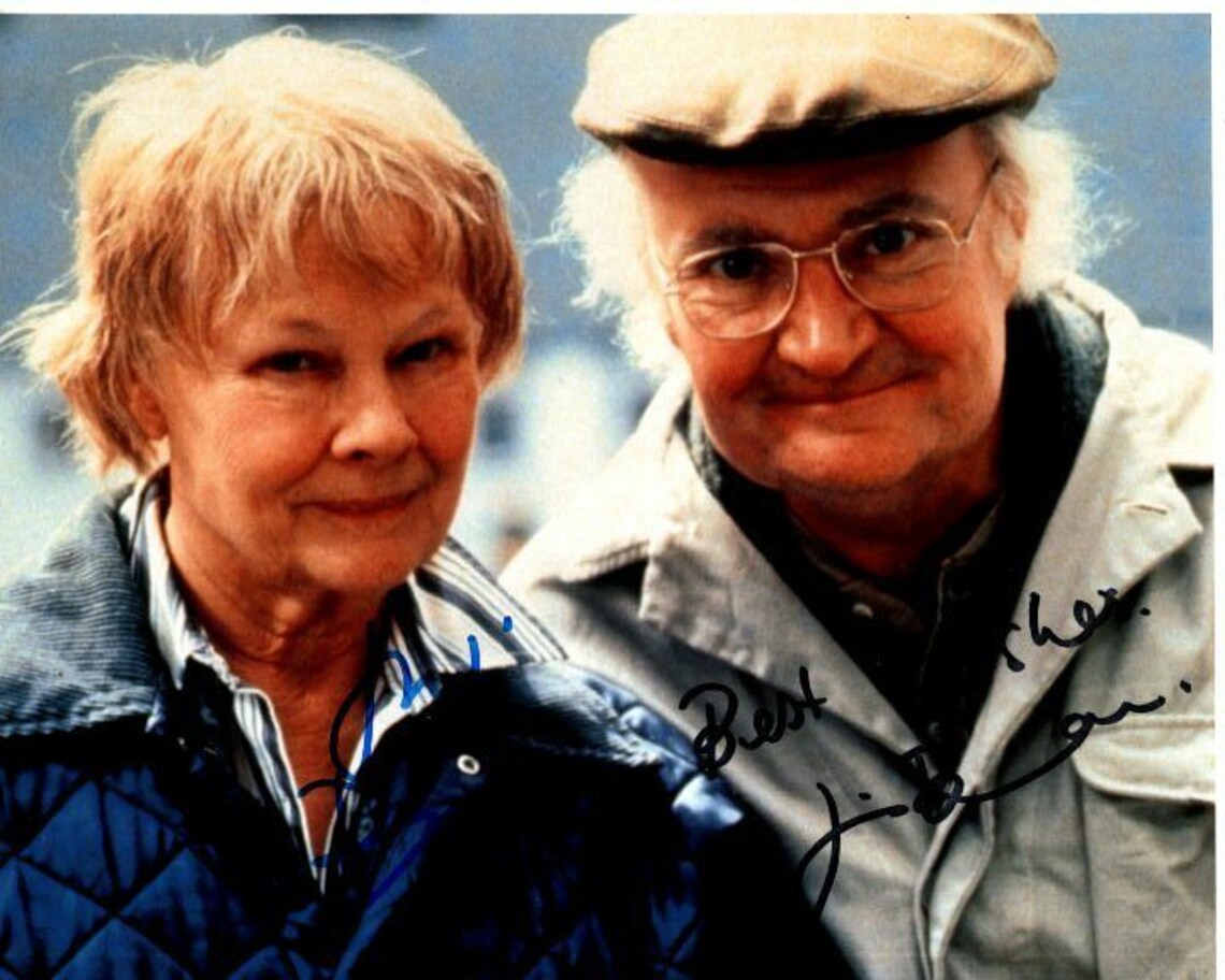 Judi Dench and Jim Broadbent Signed Autographed 8x10 Iris Photo - Etsy