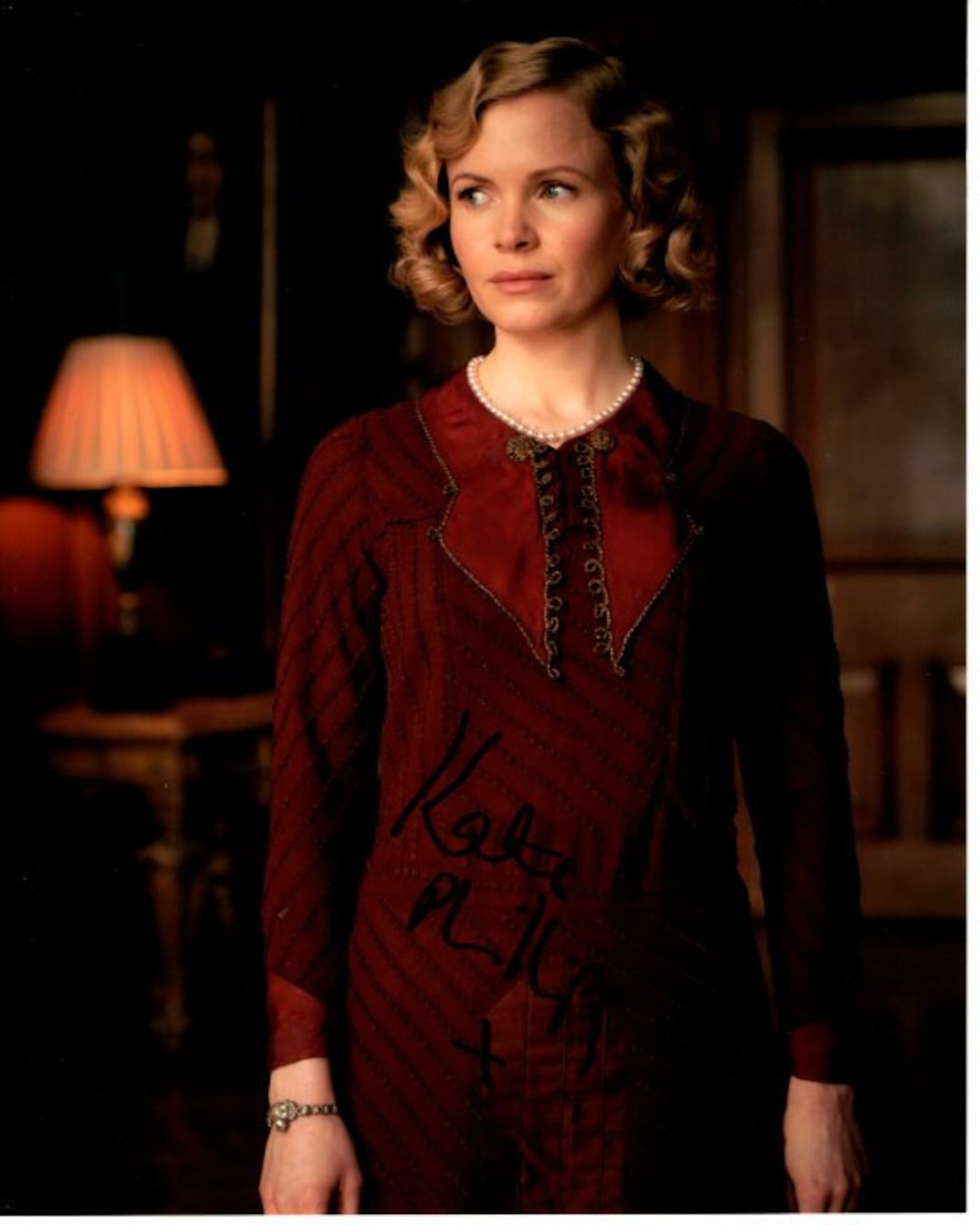 Kate Phillips Signed Autographed 8x10 Downton Abbey Princess Mary Photo ...