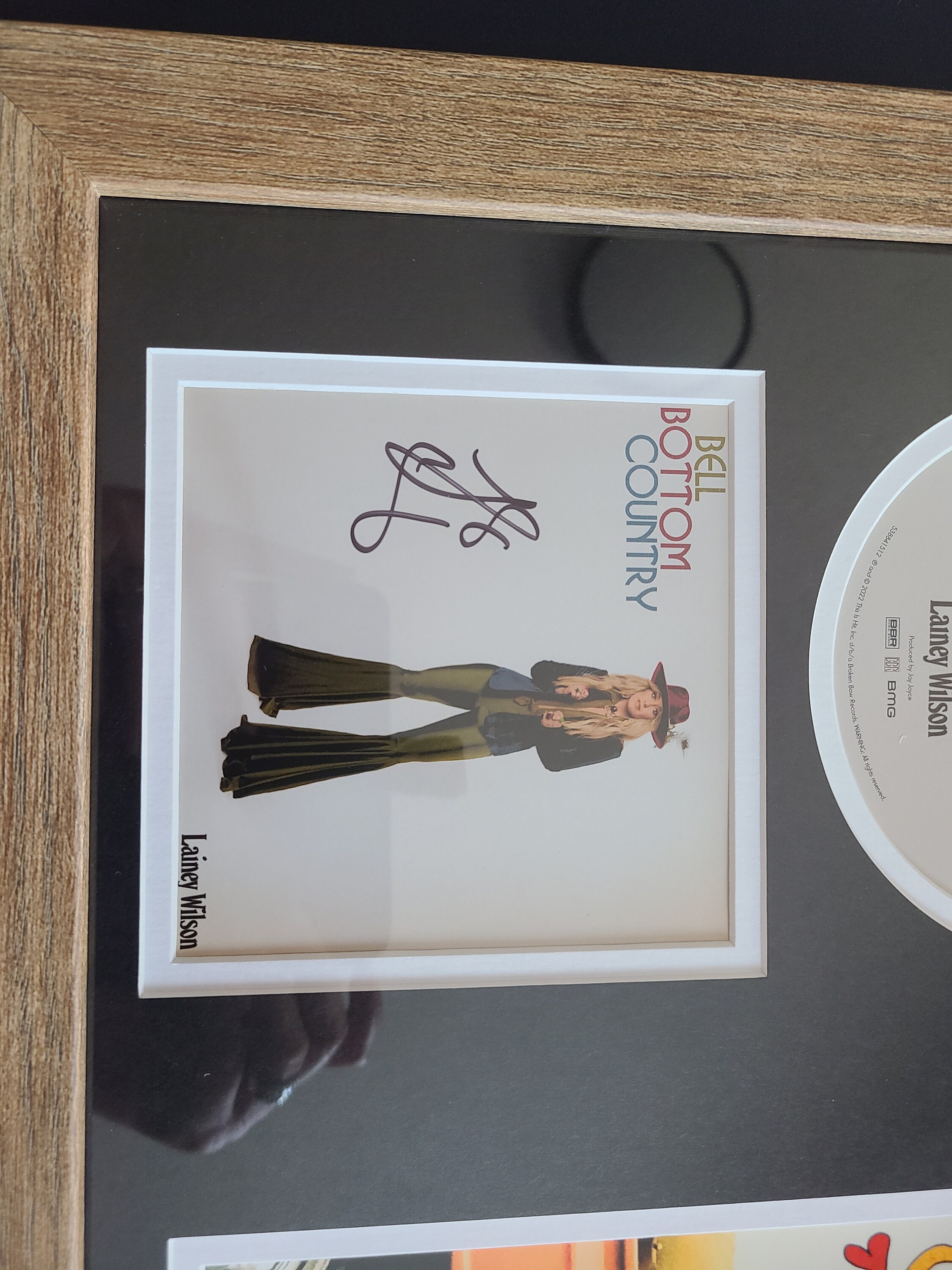 Lainey Wilson Signed Autographed Bell Bottom Country CD Matted - Etsy