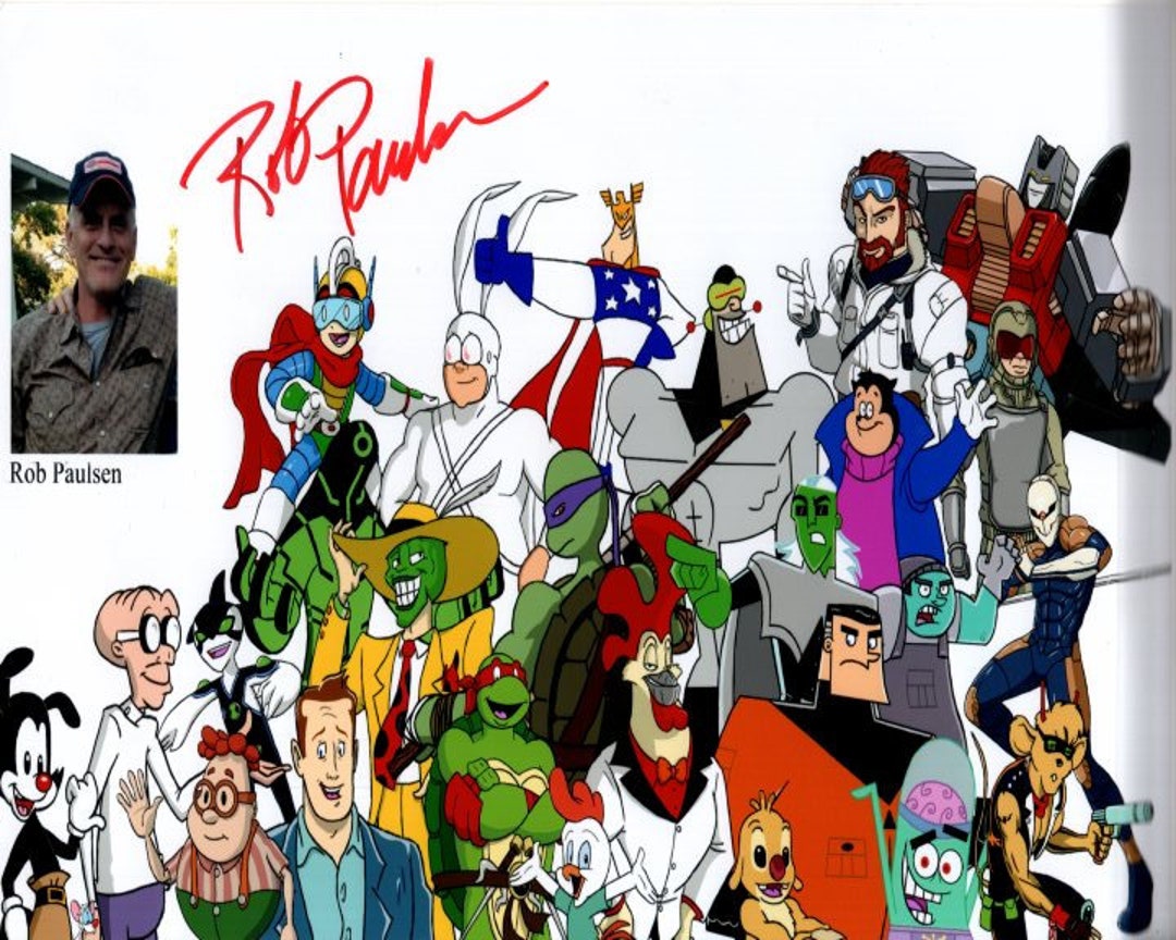 Rob Paulsen Signed Autographed 8x10 Photo - Etsy