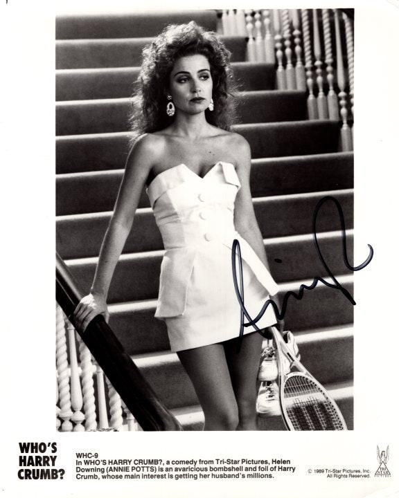 Annie Potts Signed Autographed 8x10 Who's Harry Crumb? Original Press ...