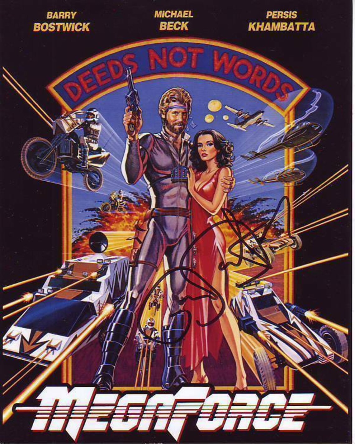 Barry Bostwick Signed Megaforce Commander Ace Hunter 8x10 Photo - Etsy