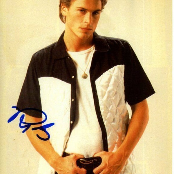 Rob Lowe - Etsy