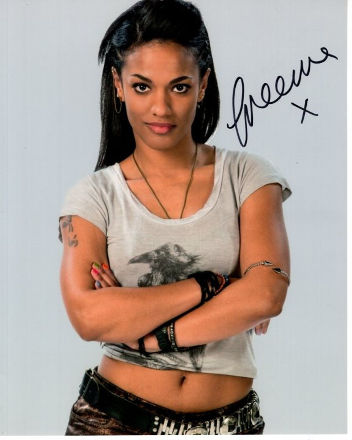 Freema Agyeman Signed Autographed 8x10 New Amsterdam Dr. Helen Sharpe ...