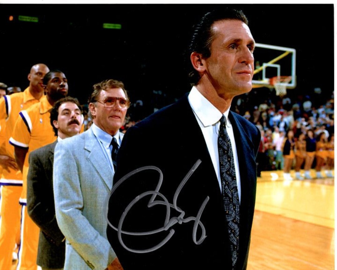 Pat Riley Signed Autographed 8x10 NBA Los Angeles Lakers Photo - Etsy