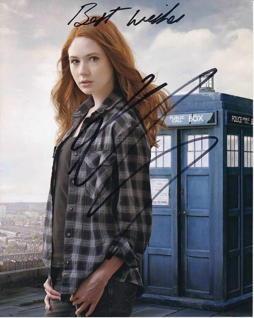 Karen Gillan Signed Autographed 8x10 Doctor Who Amy Pond Photo Etsy