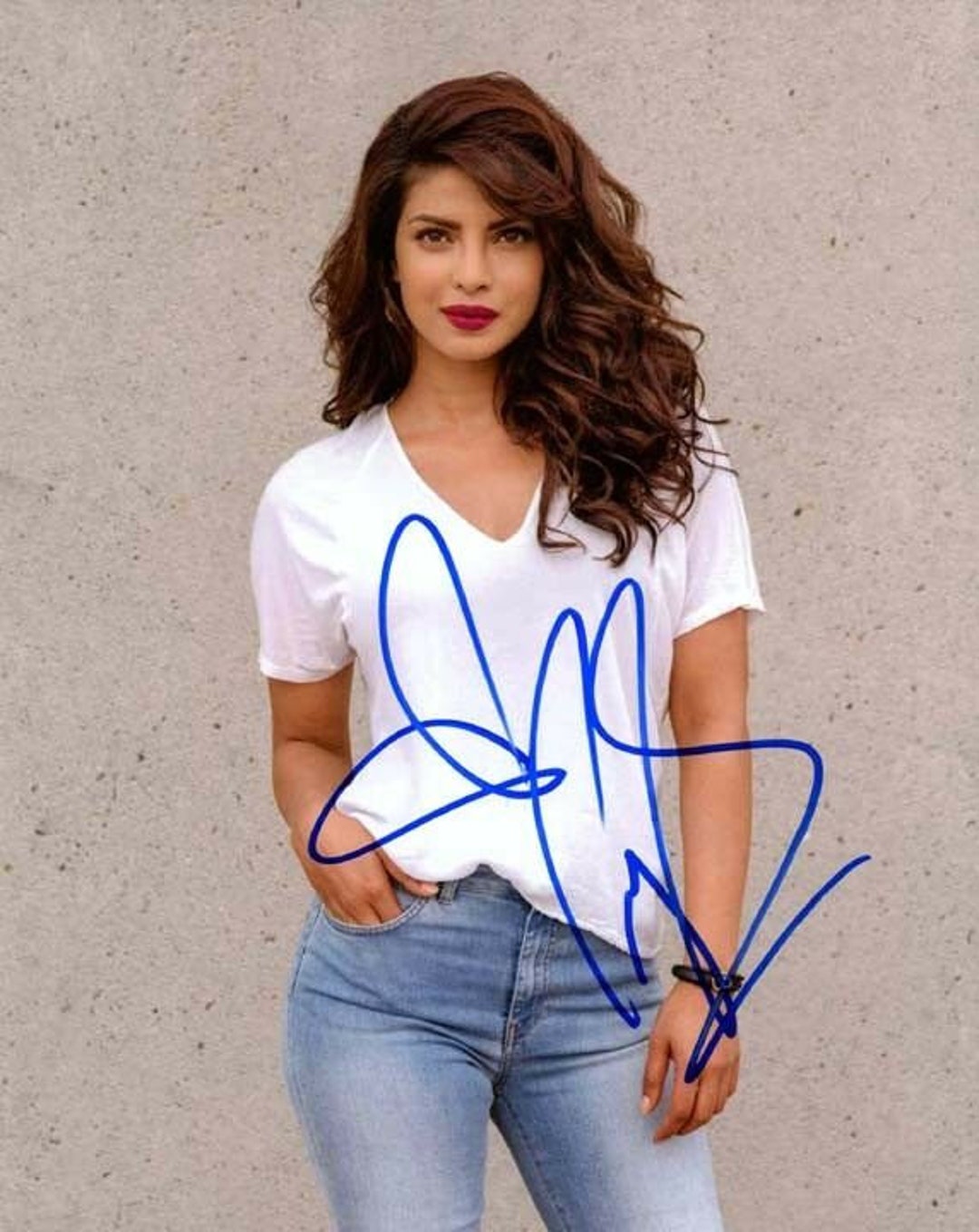 Priyanka Chopra Signed Autographed 11x14 Photo - Etsy