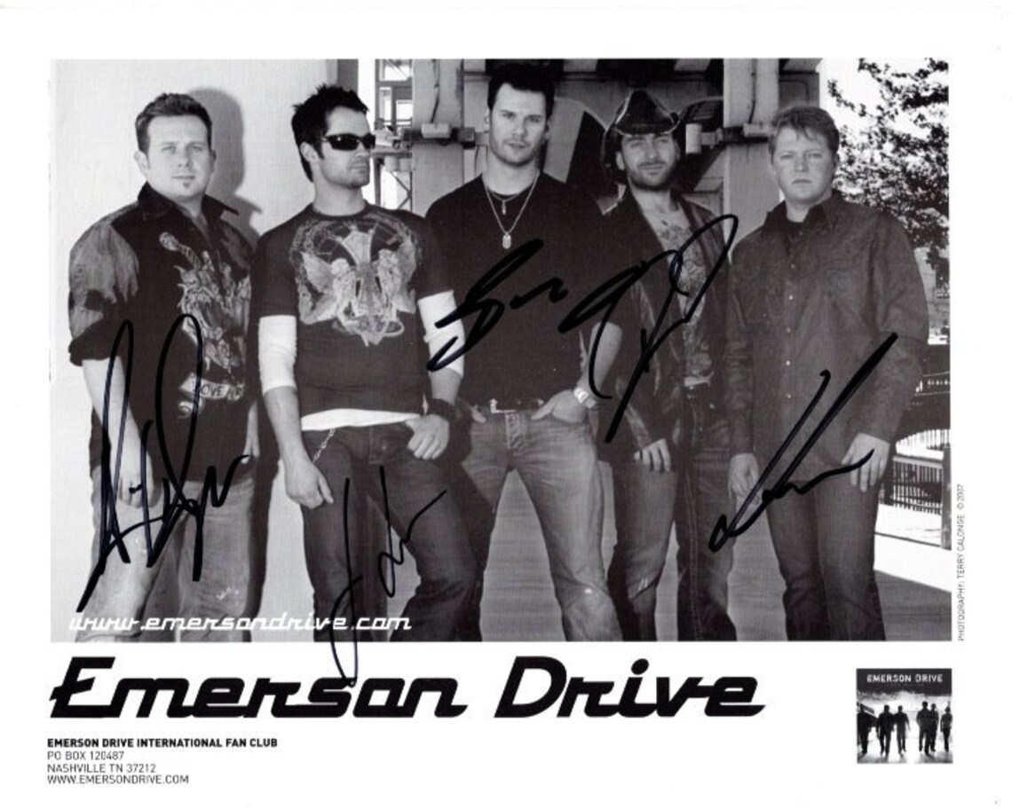 Emerson Drive Signed Autographed 8x10 Group Photo - Etsy