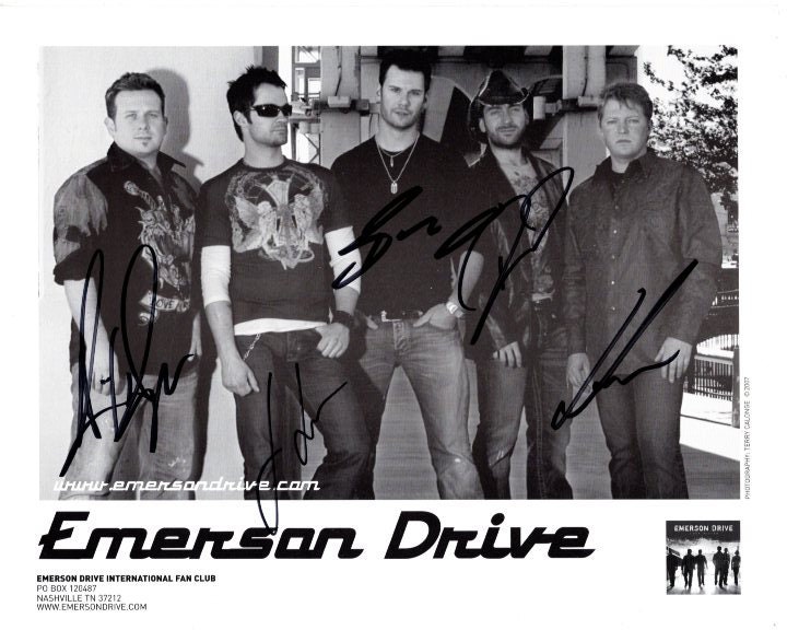 Emerson Drive Signed Autographed 8x10 Group Photo - Etsy