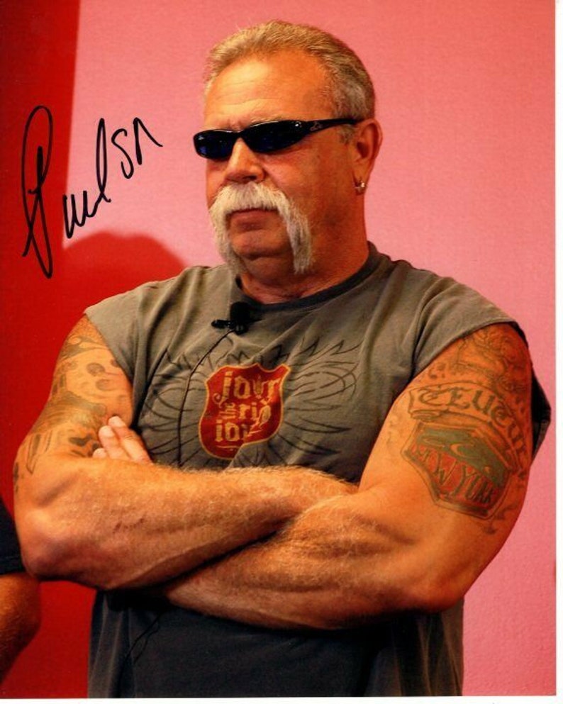 Paul Teutel Sr. foto autografiada de 8x10 de American Choppers - Etsy ...