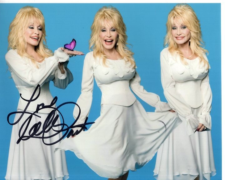 Dolly Parton Signed Autographed 8x10 Photo - Etsy