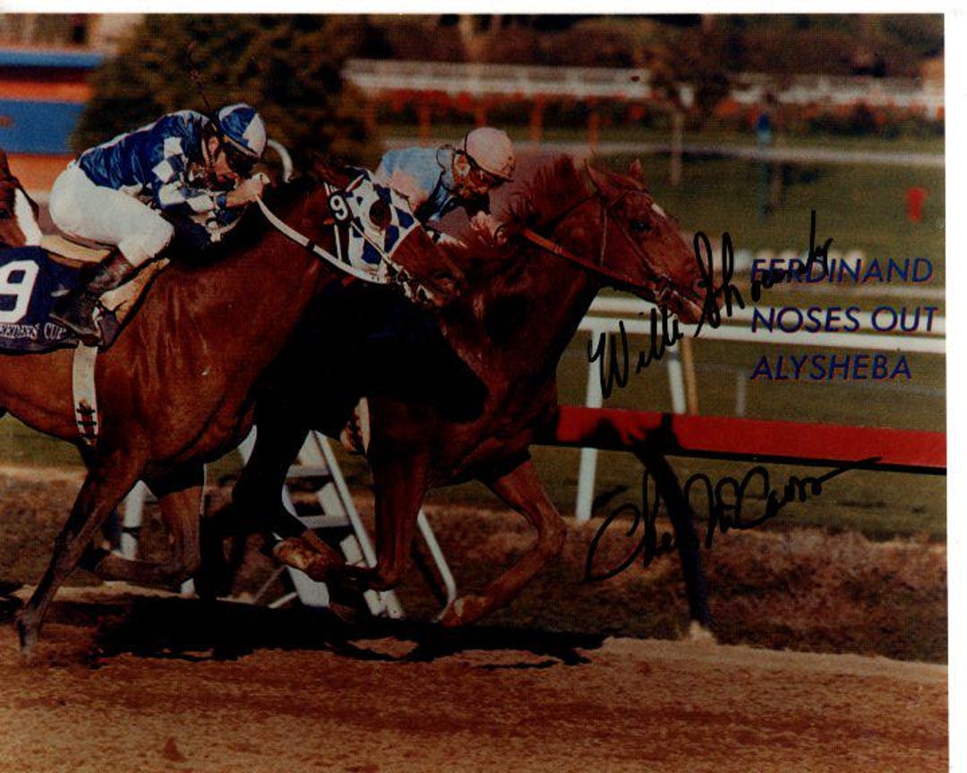 Willie Bill Shoemaker & Chris Mccarron Signed Autographed 8x10 Breeder ...
