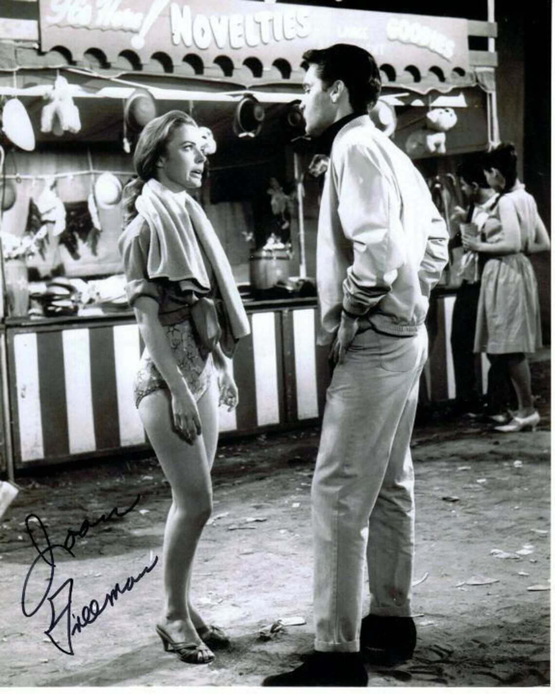 Joan Freeman Signed Autographed 8x10 Roustabout W/ Elvis Presley Photo ...