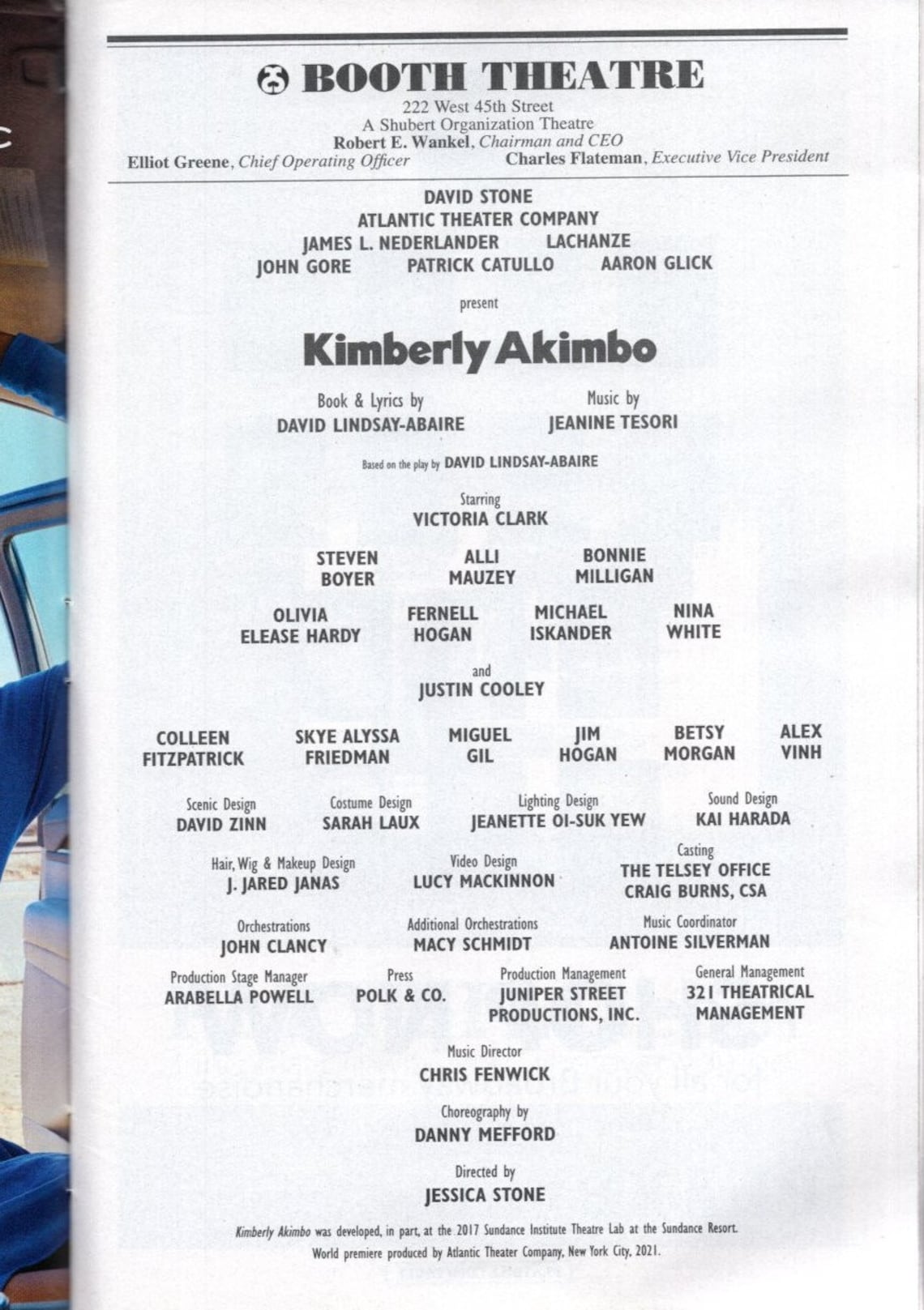 Kimberly Akimbo Signed Autographed Cast Playbill - Etsy
