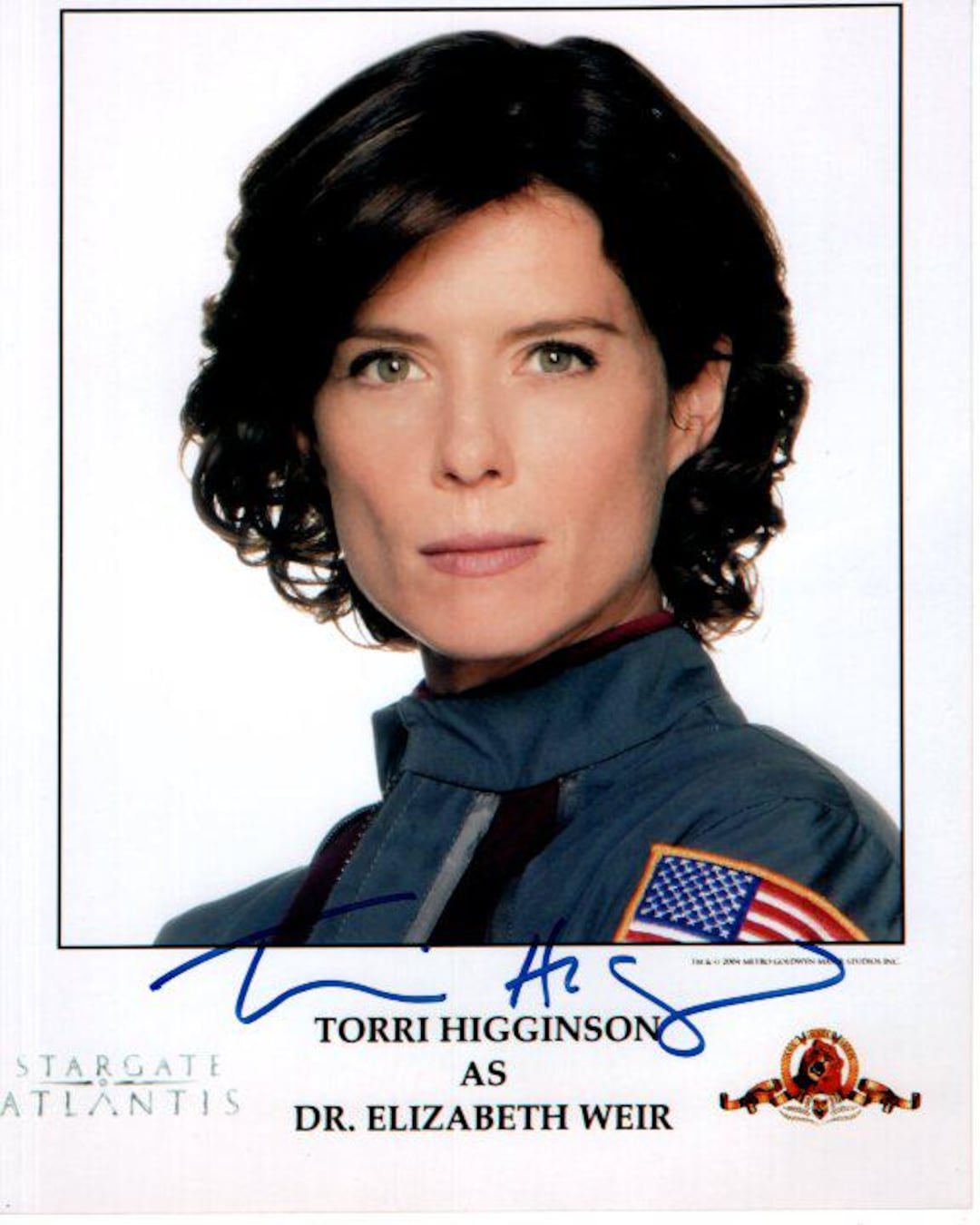 Torri Higginson Signed Autographed 8x10 Stargate Atlantis Dr. Elizabeth ...