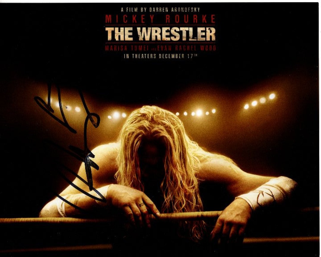 Mickey Rourke Signed Autographed the Wrestler 8x10 Photo - Etsy